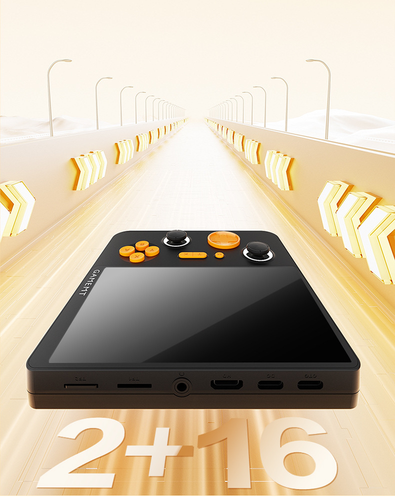 跨境E5Plus掌机安卓双系统2+16GB复古联网WIFI游戏机5寸大屏街机-阿里巴巴