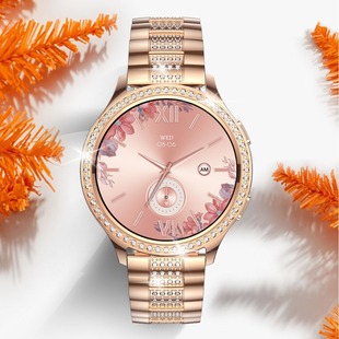 新款AK53蓝牙通话智能手表心率血压血氧监测天气多运动女士手表-阿里巴巴