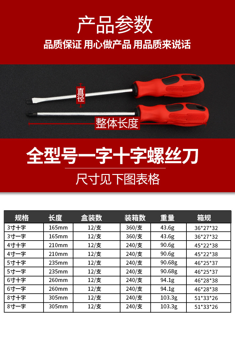 factory wholesale massage handle screwdriver alloy steel high strength ...