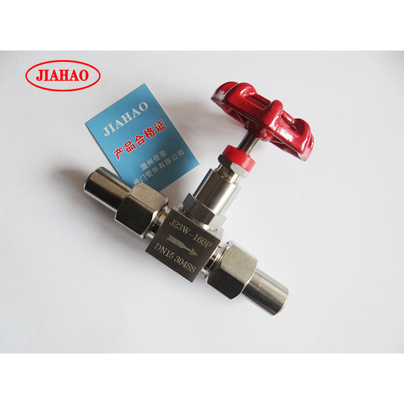 J23W-160P DN10 304SS不锈钢外螺纹带活接头对焊式焊接针型阀门-阿里巴巴