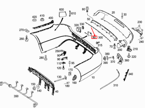 2188850723于奔驰CLS W218 后杠拖车盖板-阿里巴巴
