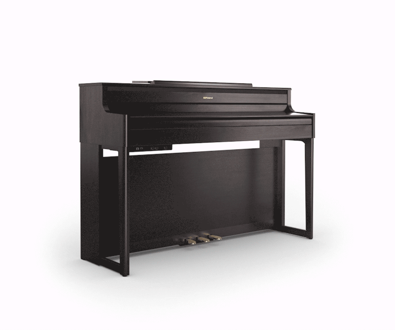 Roland/罗兰 电钢琴 HP704 立式88键重锤智能数码钢琴-阿里巴巴