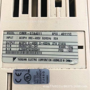 全新安川CIMR-G7A4011变频器G7 11KW 380v 现货议价-阿里巴巴