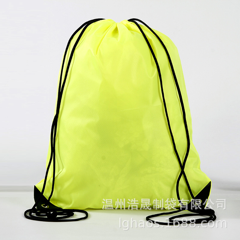 厂家现货210D/190t涤纶束口袋定制拉绳背袋尼龙收口抽绳袋定做-阿里巴巴