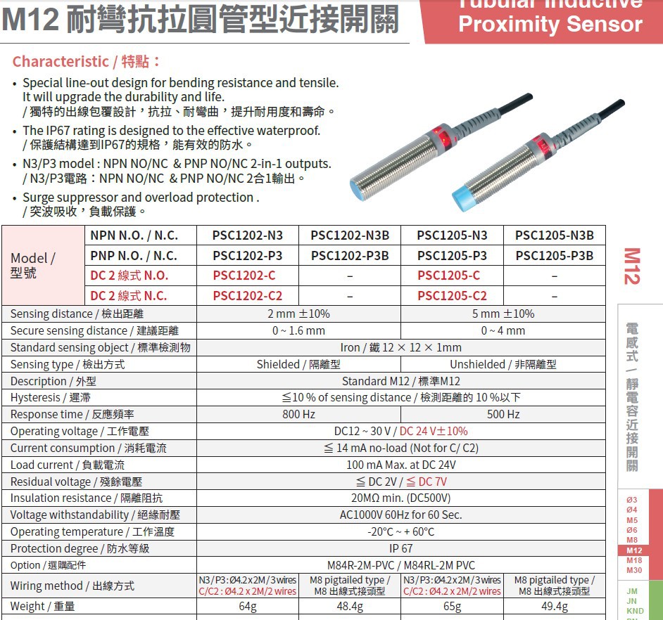 正品RiKO SC0501-N PSC0801-NP PSC1202-NP PSC1805-NP接近传感器-阿里巴巴
