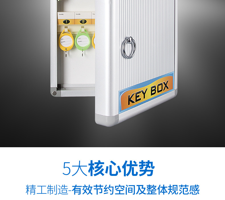 钥匙箱宾馆酒店钥匙盒壁挂式锁匙箱铝合金边框房源中介汽车钥匙柜-阿里巴巴