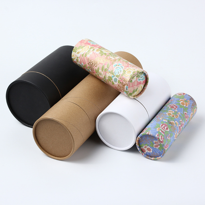 纸盒包装定 制纸筒牛皮纸纸罐圆形圆筒包装盒多彩高档包装罐-阿里巴巴