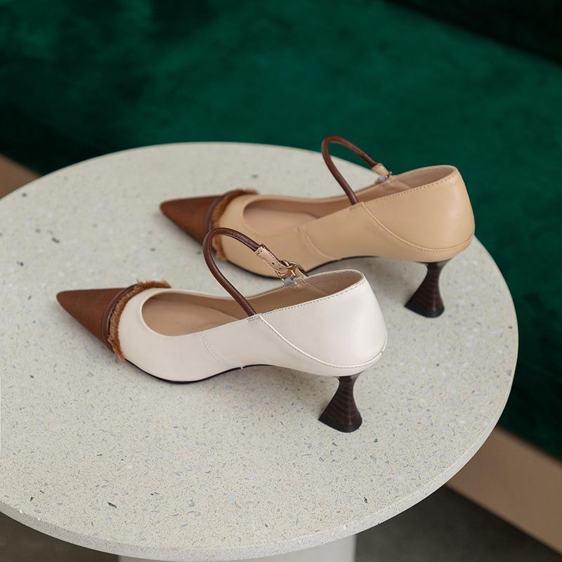 Chiko Noemy Pointed Toe Kitten Heels Pumps