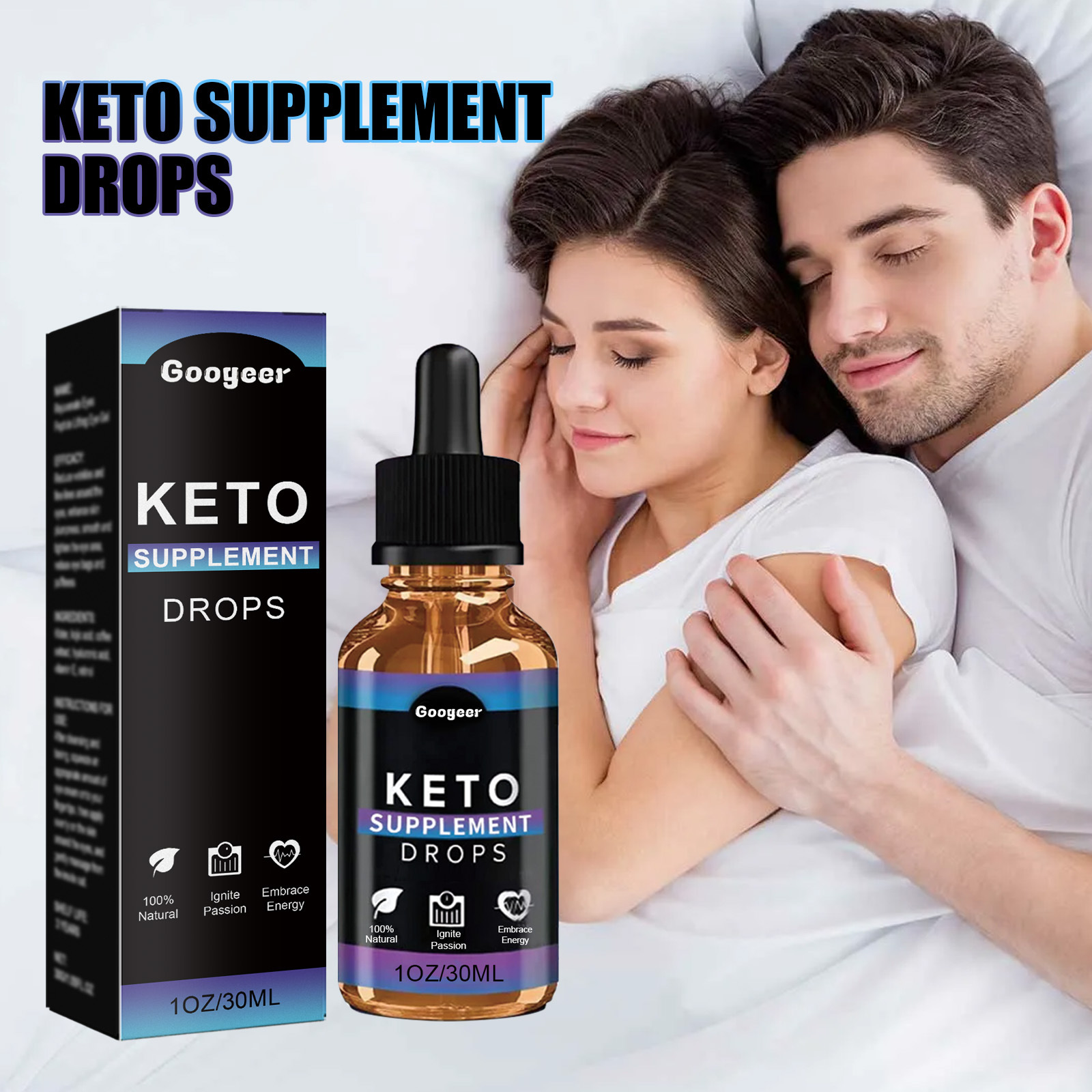 Googeer Keto Supplement Drops 男士增强滴剂身体强健护理滴剂-阿里巴巴