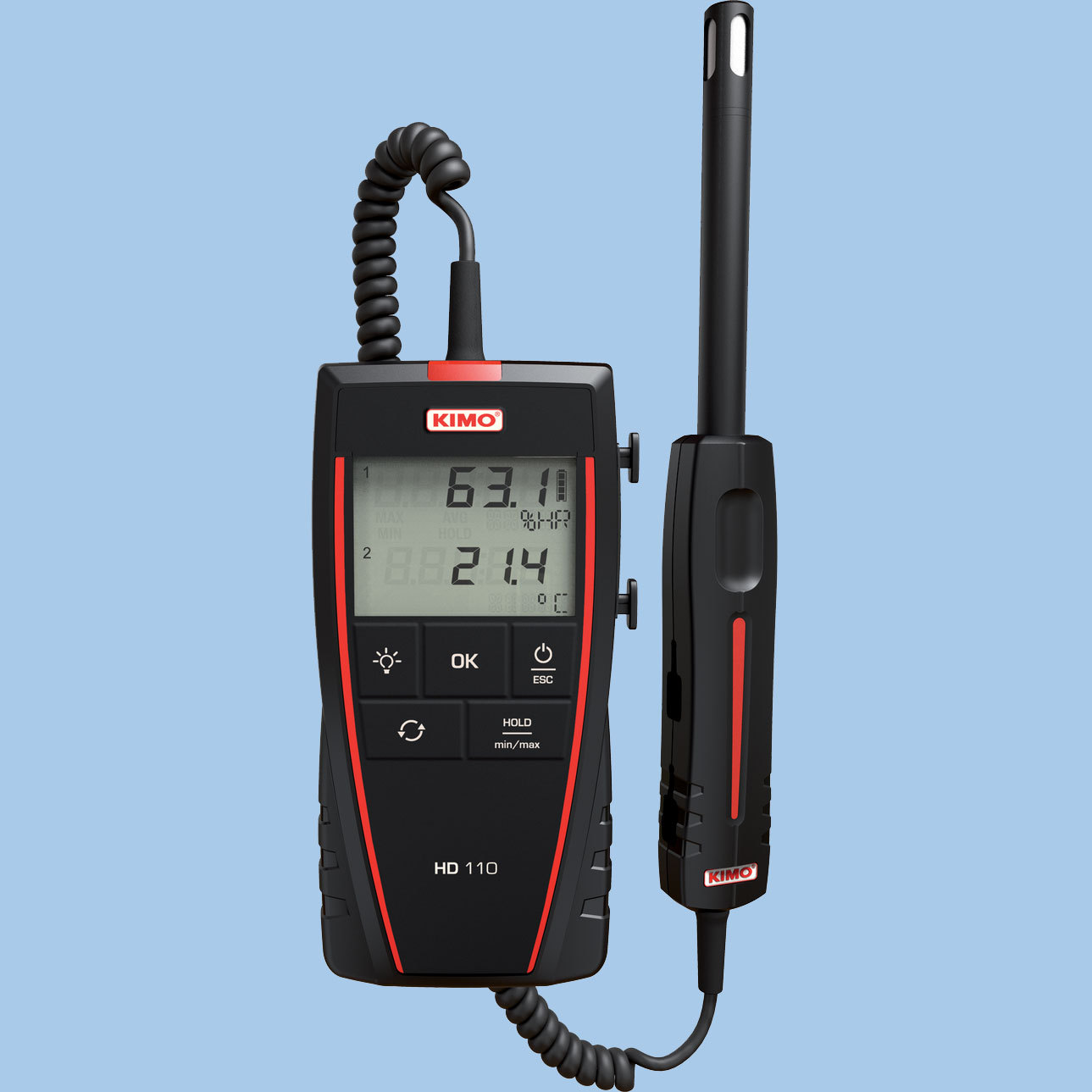 便携式温湿度计 法国KIMO-HD110手持温湿度计 空气露点温湿度仪-阿里巴巴