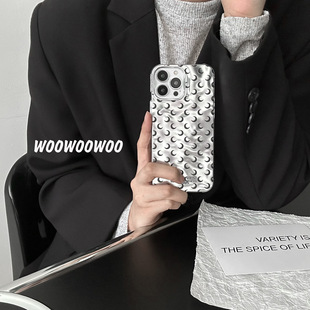 WOOWOOWOO小众ins银色冷淡风月亮适用iphone13promax苹果14手机16-阿里巴巴