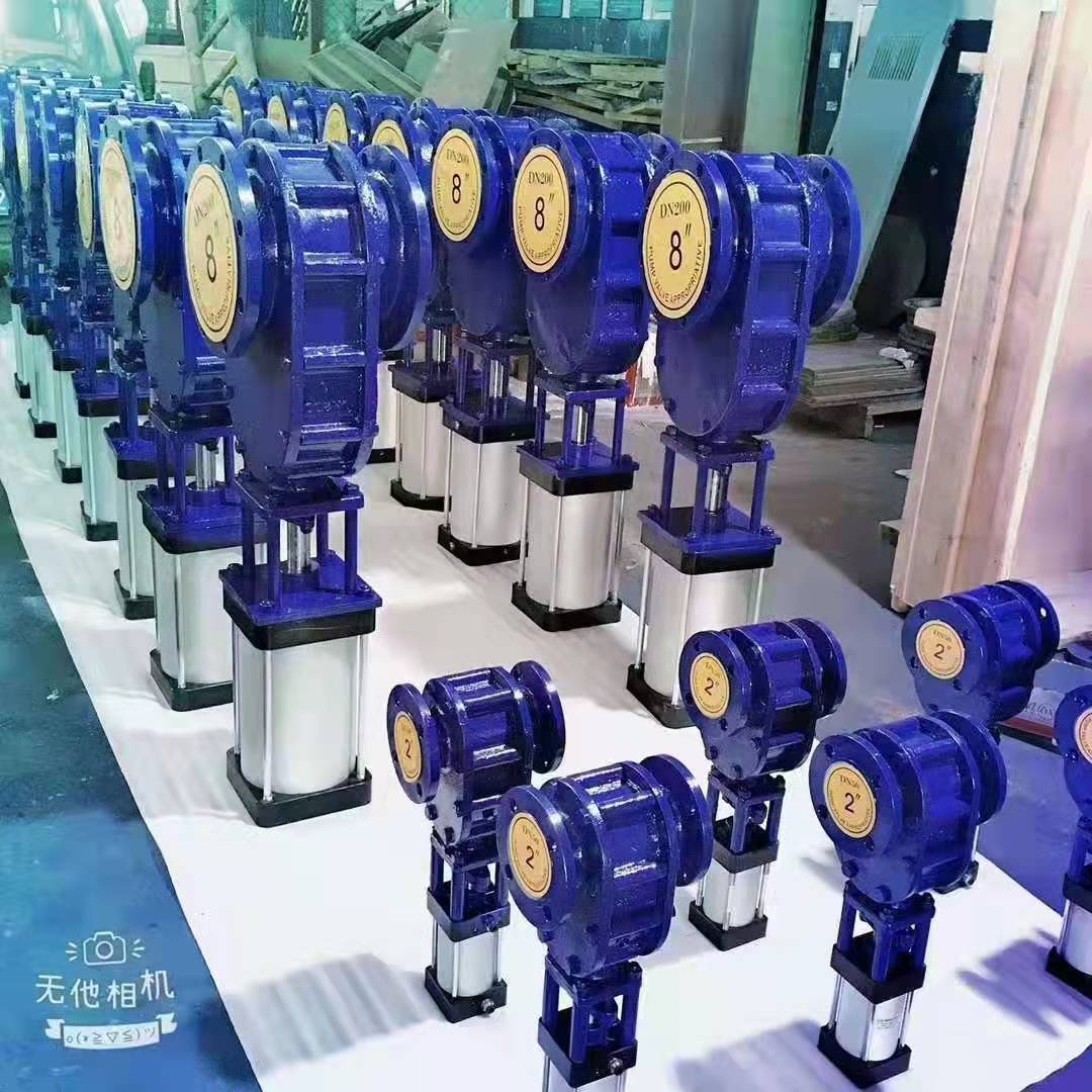 气动高温耐磨合金钢双闸板阀Z644Y-10C 干灰粉尘进料阀 陶瓷密封-阿里巴巴