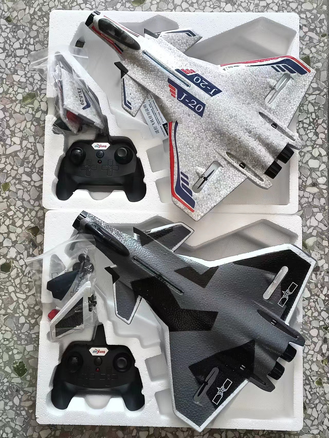 新品歼20遥控飞机ZY-J20两通道J20战斗机滑翔机固定翼泡沫飞机-阿里巴巴