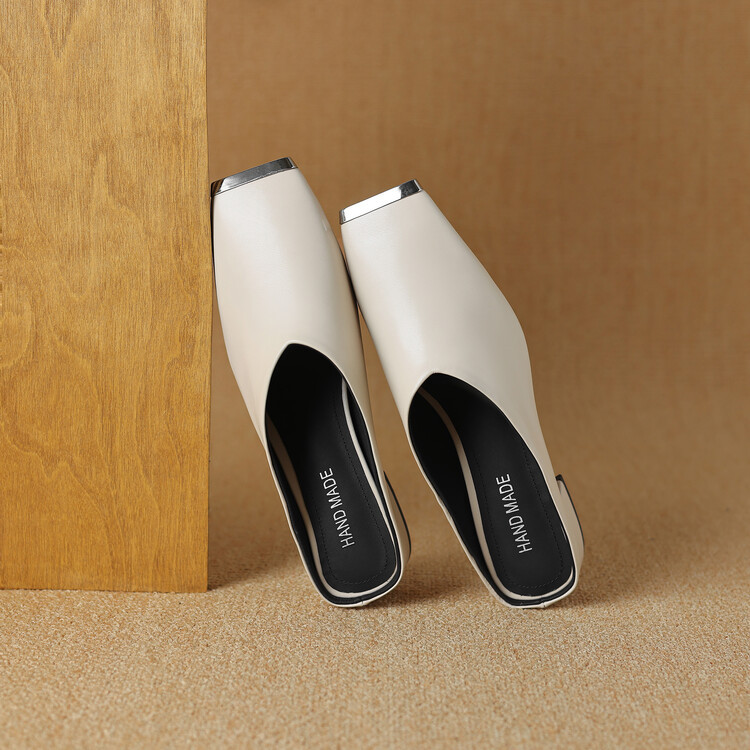 CHIKO Shay Square Toe Block Heels Clogs/Mules Shoes