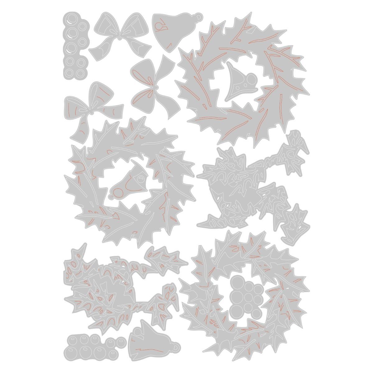 圣诞老人雪人切割刀模cutting dies scrapbooking压花刀模-阿里巴巴