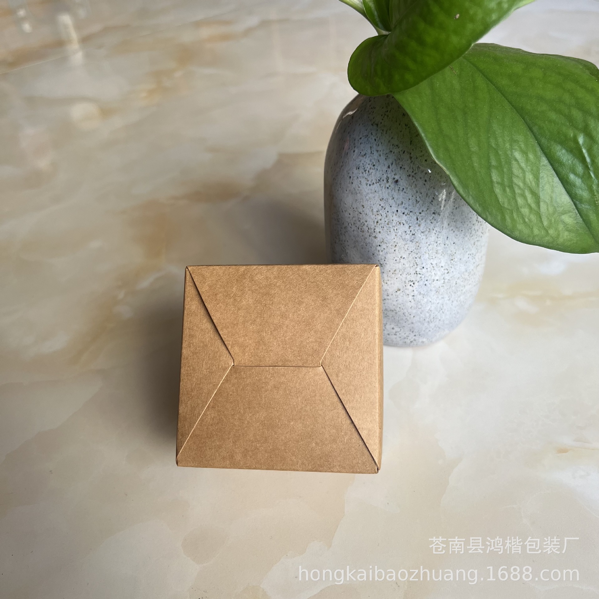 现货牛皮纸盒 翻盖折叠棕色牛皮纸盒 茶花茶叶包装盒批发纸盒-阿里巴巴