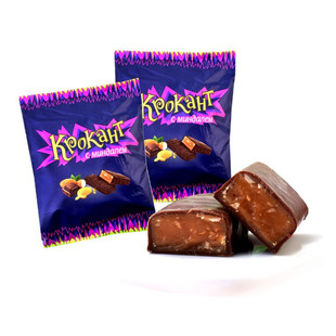 俄罗斯KDV紫皮糖kpokaht散装巧克力喜糖零食婚庆批发500g-阿里巴巴