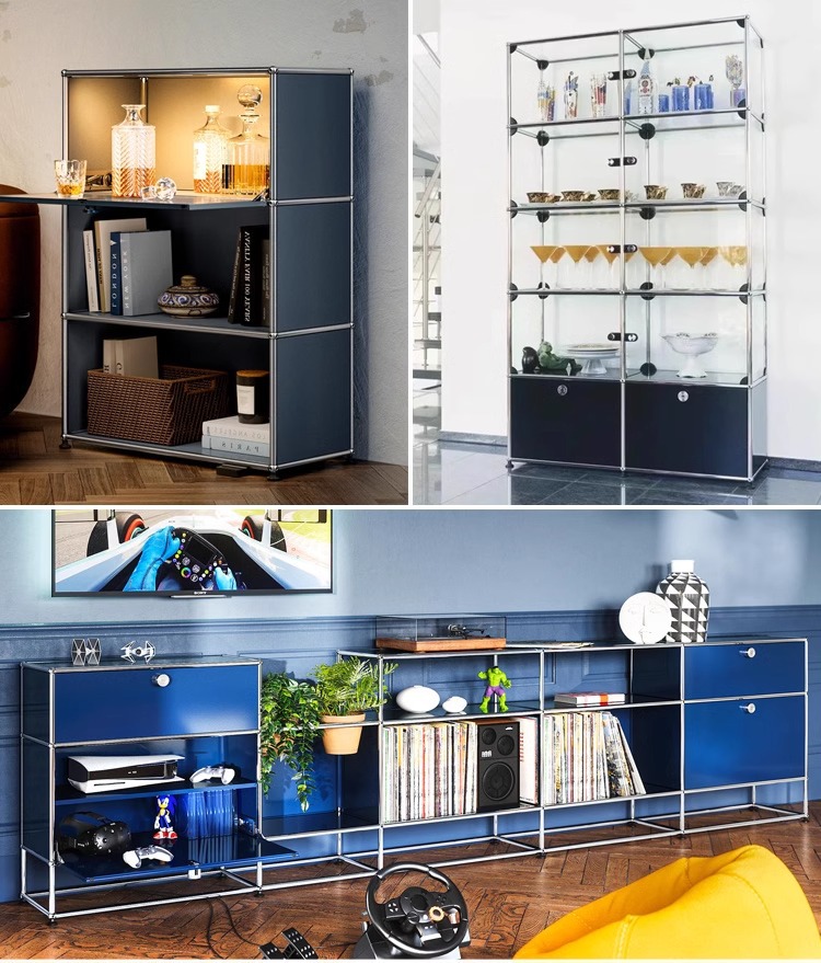 USM系列模块组合柜不锈钢现代简约客厅电视收纳储物柜模块餐边柜-阿里巴巴