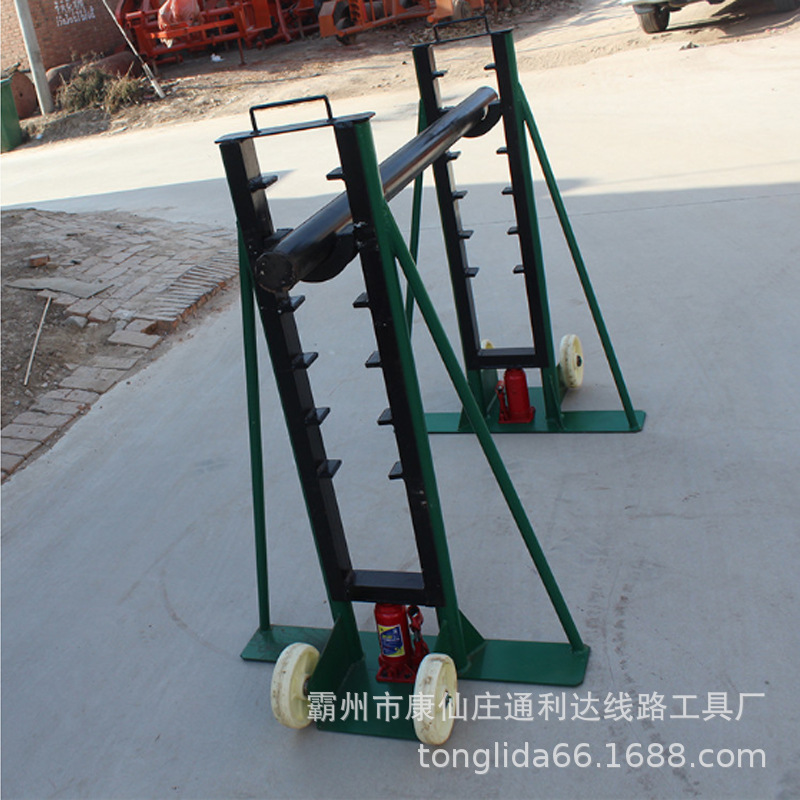 5T/10T/15T多孔电缆放线架 梯形电缆盘轴支架 20T线缆盘放线支架-阿里巴巴