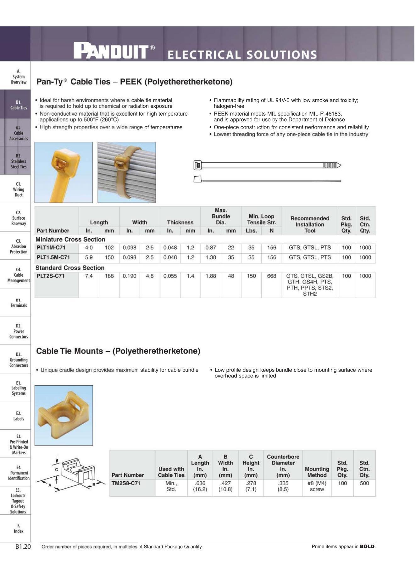 PLT2S-C71泛达聚醚醚酮线缆扎带耐高温260度，规格为188*4.8mm-阿里巴巴
