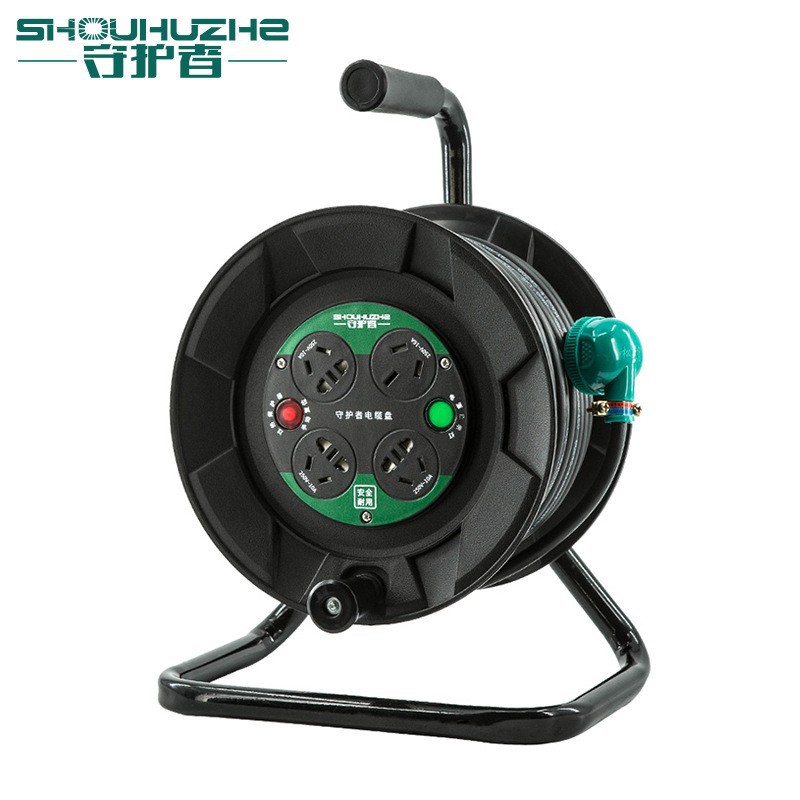 守护者S24016电缆盘220V30米50米10A16A移动电源盘卷线拖线-阿里巴巴