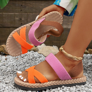 2024 women new sponge platform mid-heel round toe flip flops-阿里巴巴