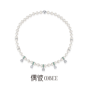 偶彼OOBEE新款项链女925纯银时尚原创春铃系列轻奢珍珠项链批发-阿里巴巴