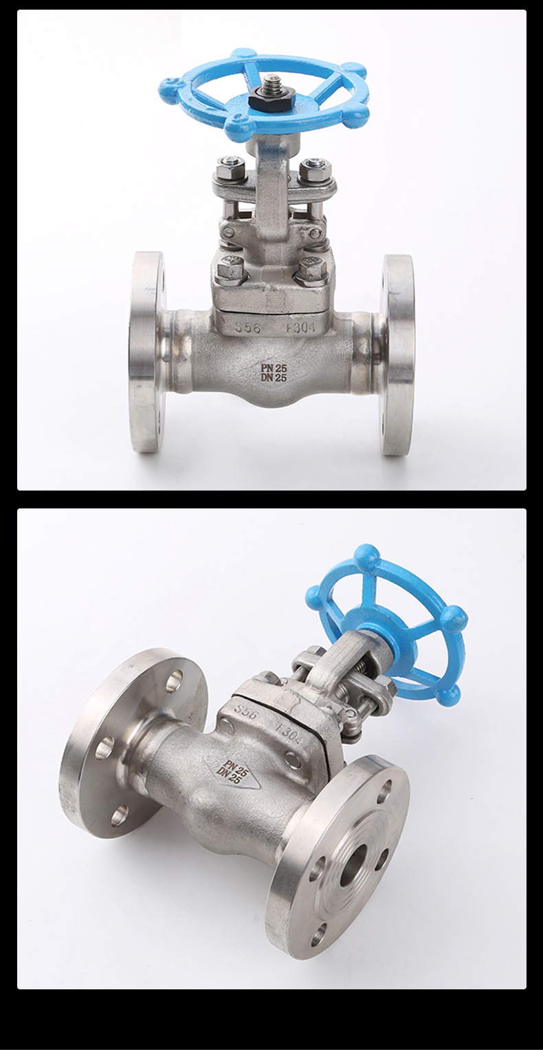 304不锈钢锻钢闸阀法兰锻钢闸阀锻压闸阀F Z41W-25P 厂家供应批发-阿里巴巴