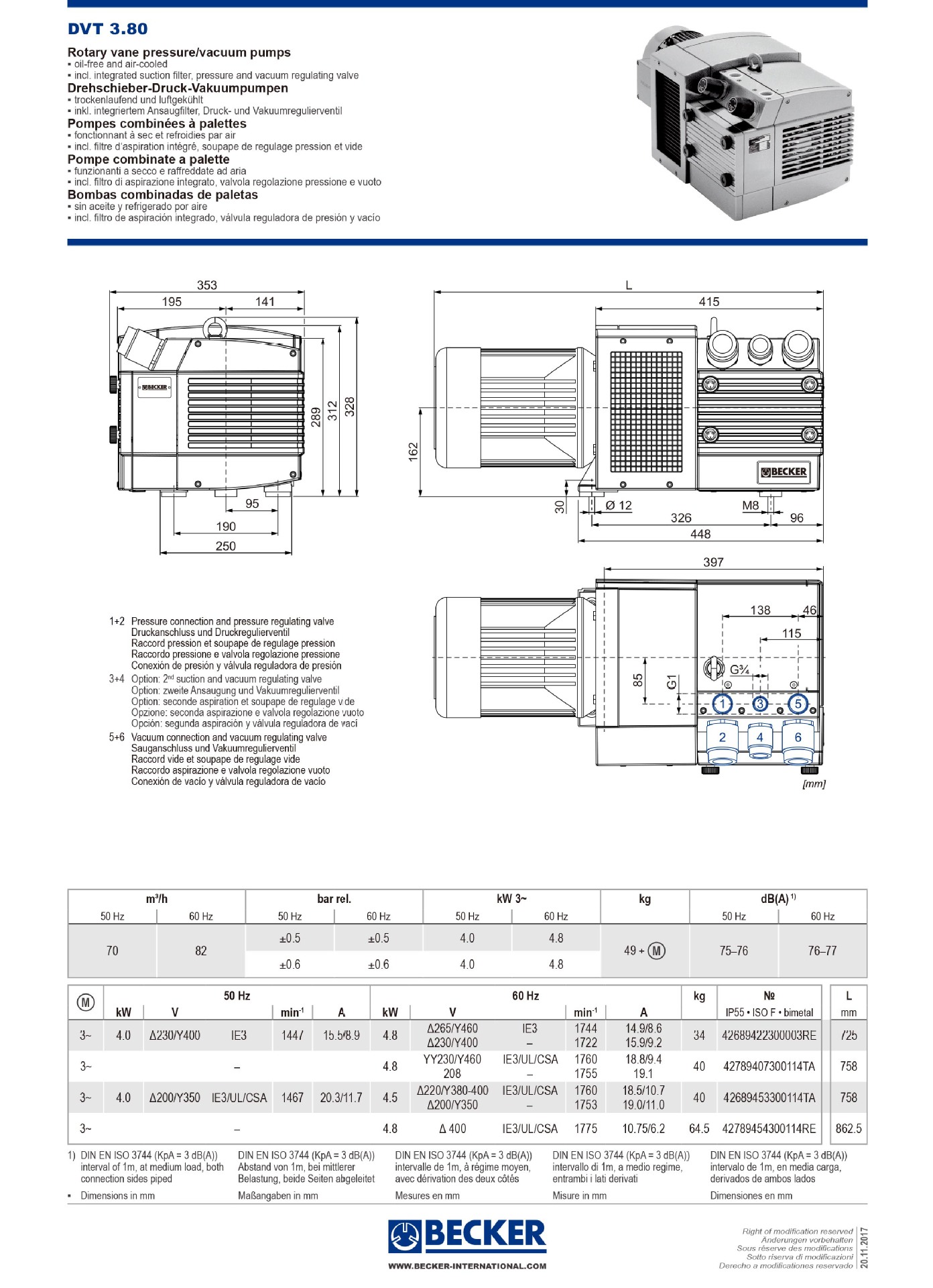 BECKER旋片压力泵DVT3.60/DVT3.80/DVT3.100/DVT3.140 原装正品-阿里巴巴