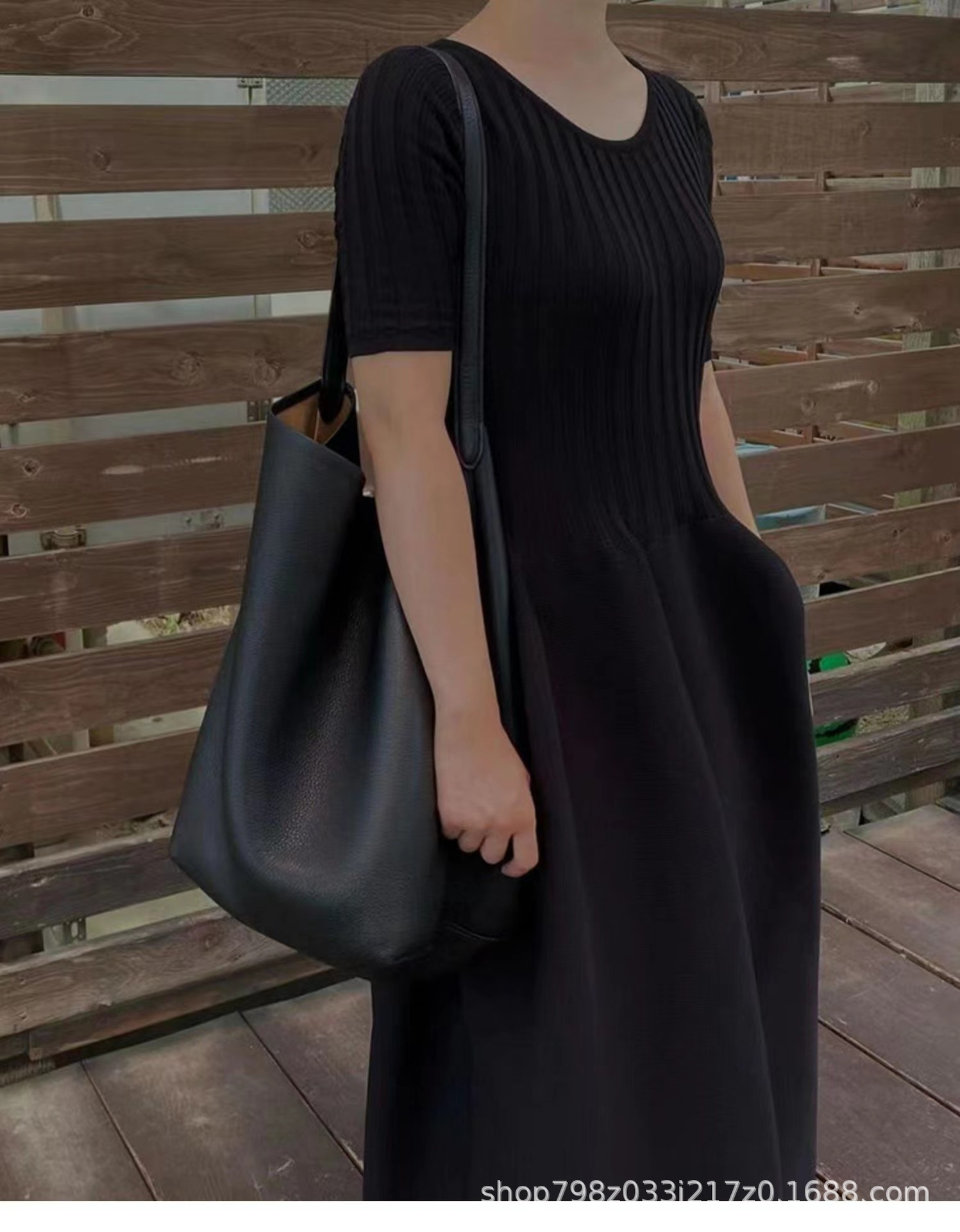 The Row水桶包真皮大容量单肩包大号托特包牛皮荔枝纹休闲通勤包-阿里巴巴