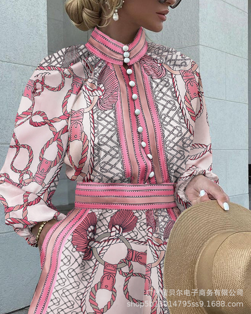 (Set) 2021 European and American Clothing New Printed Suit - ShopShipShake