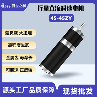 45-45ZY行星齿轮直流减速电机24V低速大扭矩共享游乐设备有刷电机-阿里巴巴