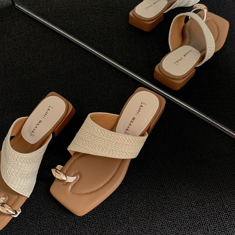 CHIKO Kaly Open Toe Block Heels Slides Sandals