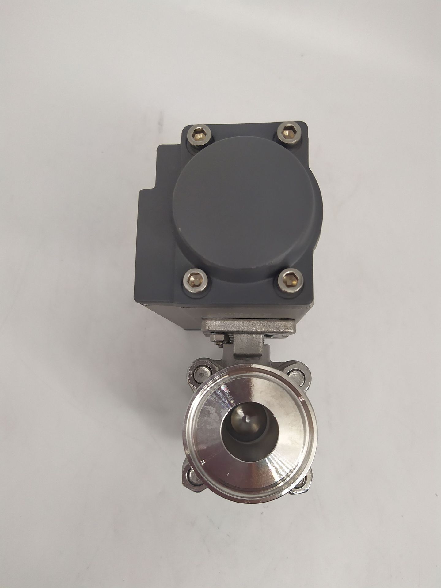 Q681F-16R 不锈钢316快装三片式气动球阀 卫生级卡箍式接头水处理-阿里巴巴