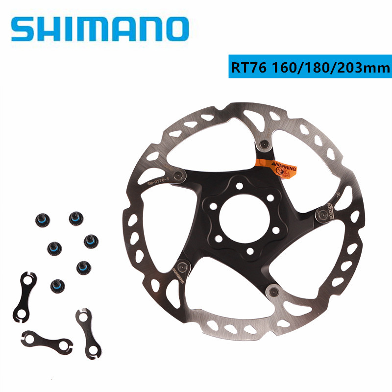 SHIMANO RT66碟片RT76碟片RT86碟片 山地车六钉中锁碟刹盘片 全新-阿里巴巴