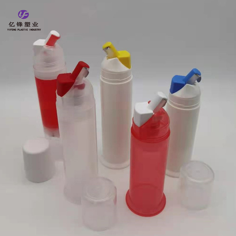 新款牙膏管按压式牙膏瓶真空泵式牙膏管100ml牙膏立式牙膏瓶60ml-阿里巴巴