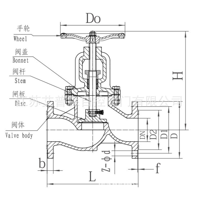 J41T-16 J41T-25铸铁法兰截止阀 DN50 65 80 100截止阀艾普森-阿里巴巴