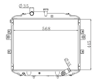 适用于现代H100 HYUNDAI H100 04- 汽车散热器MT 25310-4F400-阿里巴巴