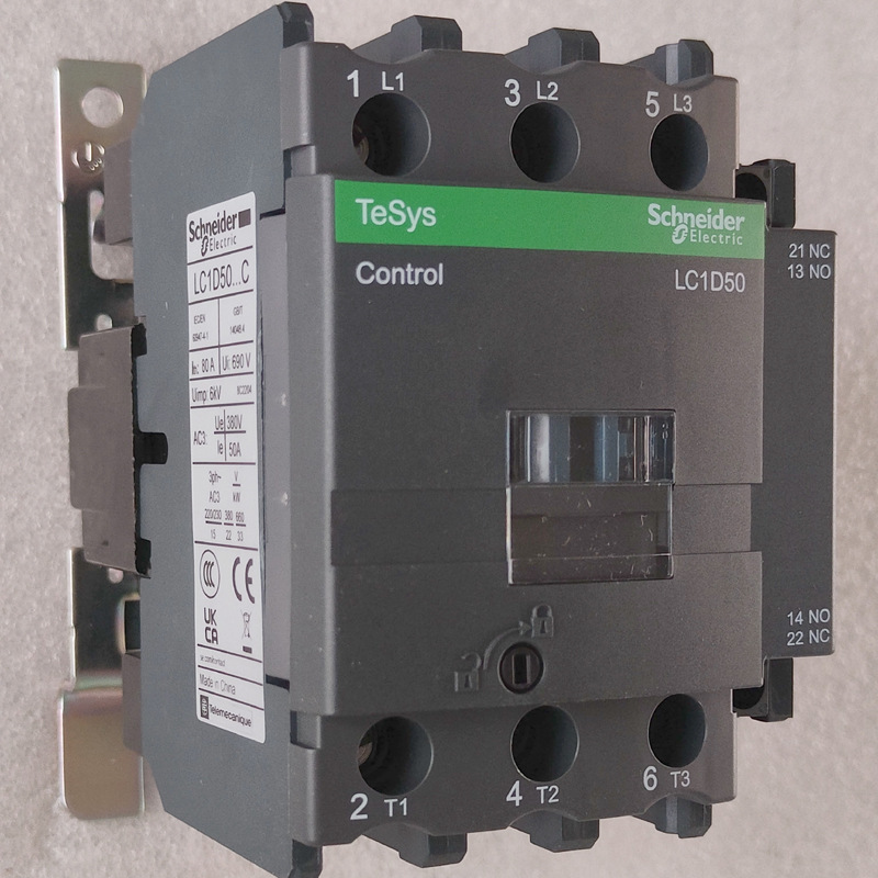 全系列交流接触器LC1D50...C 80A 690V正品实物黑色为新款可验货-阿里巴巴