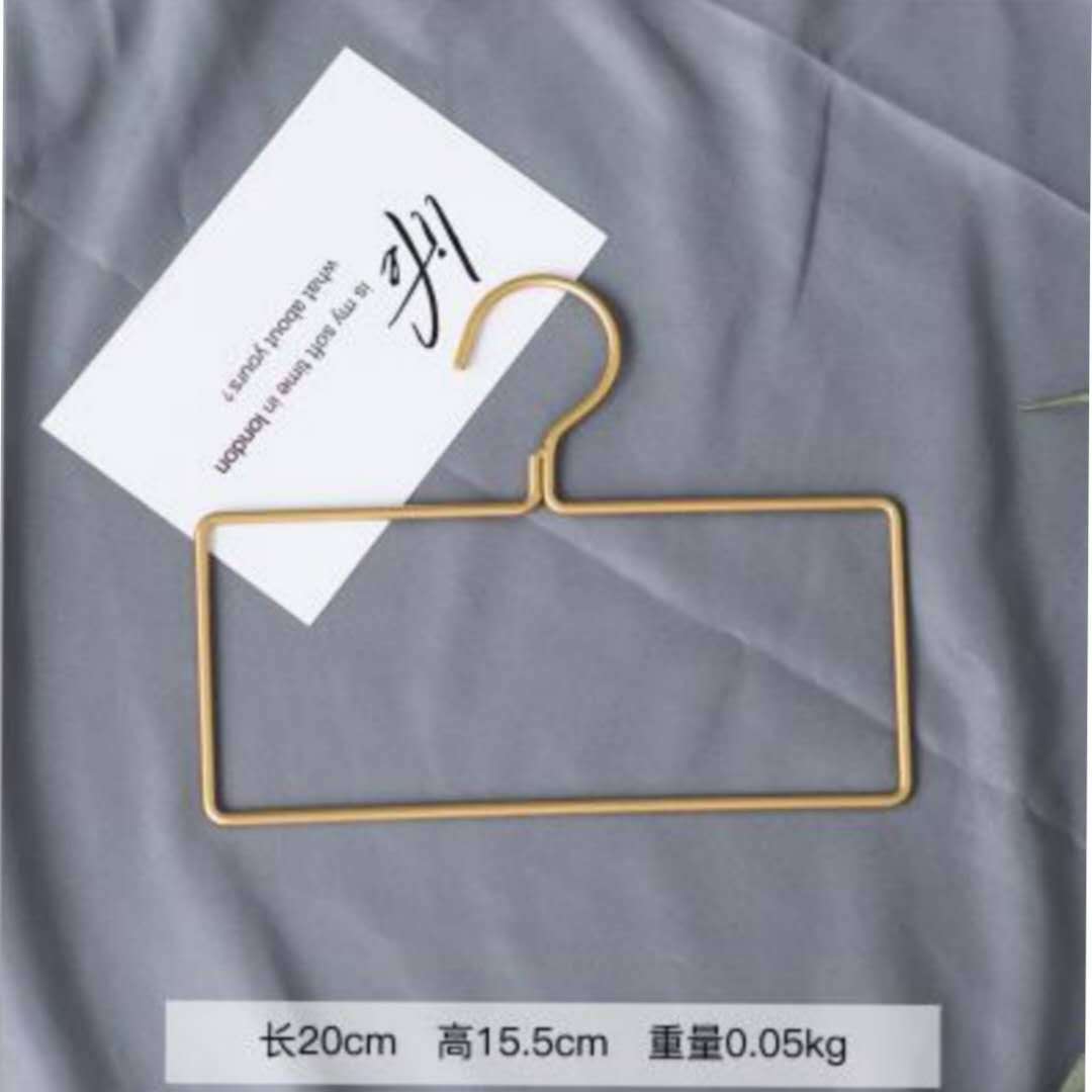 Light luxury iron hanging scarf tie Golden Hanger ring hook multi ...