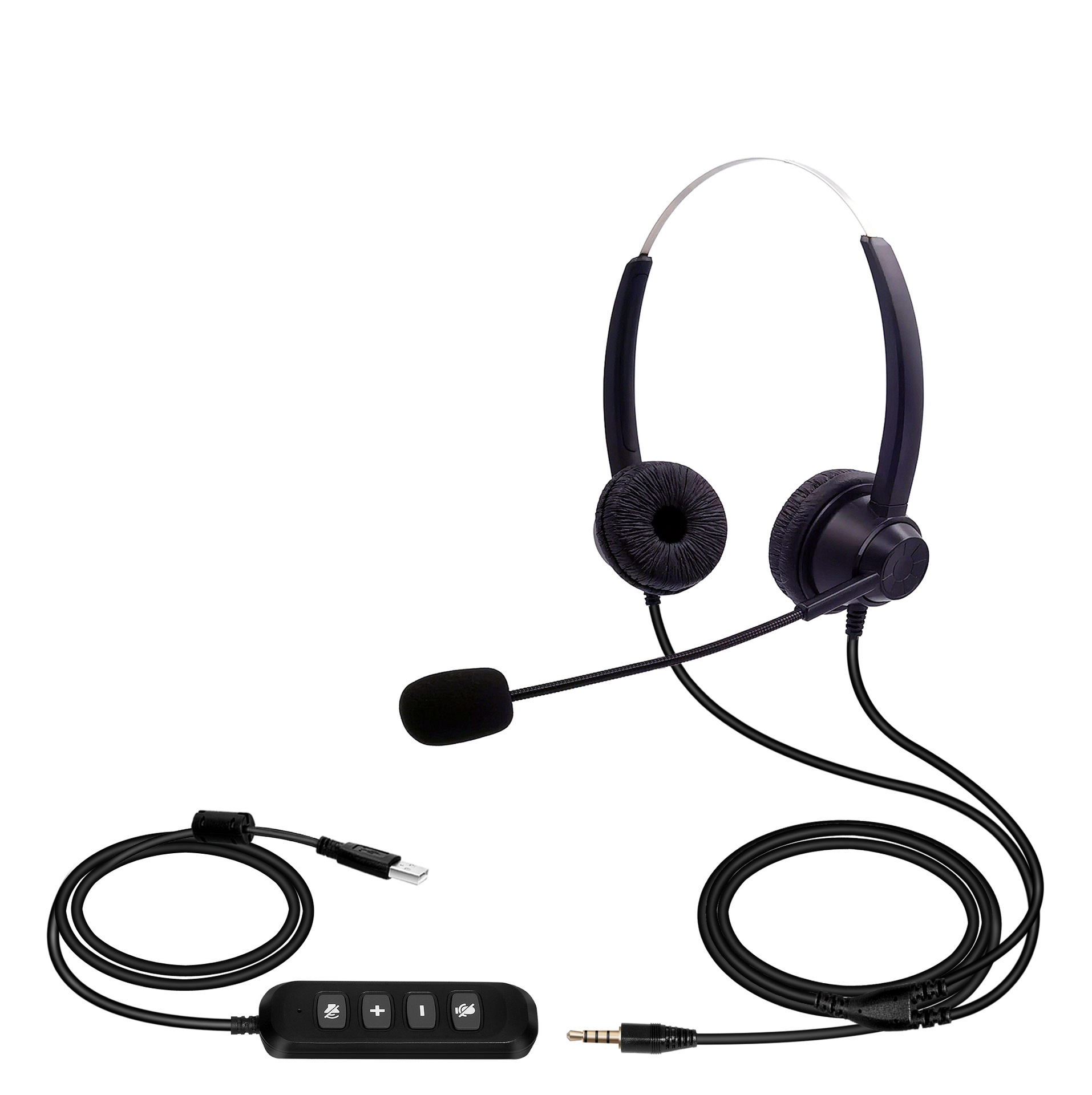 跨境USB耳机/话务耳机 /电脑耳机/客服耳麦/呼叫中心客服中心电销-阿里巴巴