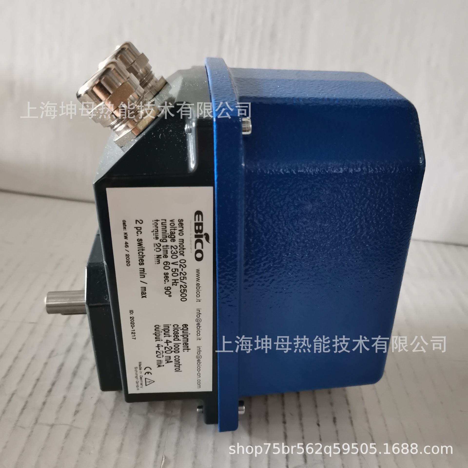 欧保（EBICO）伺服电机02-25/2500 SCH-20Nm原装进口风门马达-阿里巴巴