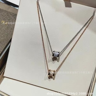Bv高版Bao家满钻小蛮腰项链精工CNC版不掉色S925银镀18K厚金项链-阿里巴巴