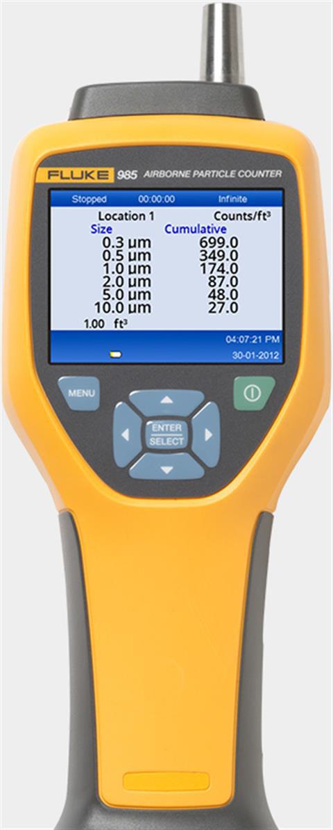 福禄克Fluke 985 空气尘埃粒子计数器 F985空气粉尘测量仪 采样仪-阿里巴巴