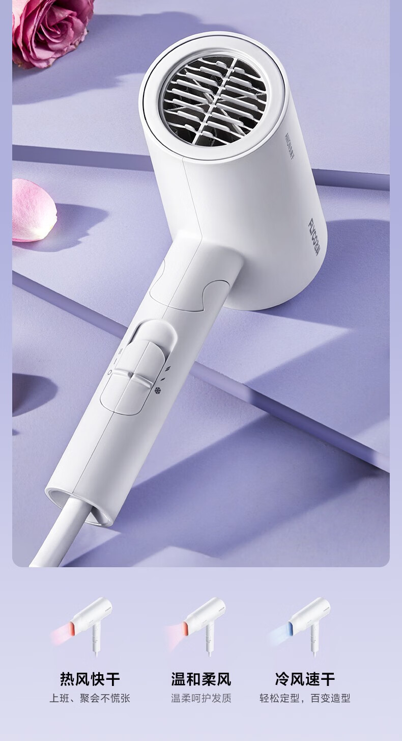 飞科（Flyco）便携吹风机电吹风负离子家用宿舍学生大功率FH6276-阿里巴巴