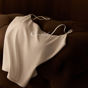 Cerotich小吊带背心少女带胸垫修身百搭纯欲针织上衣美背裹胸辣妹-阿里巴巴