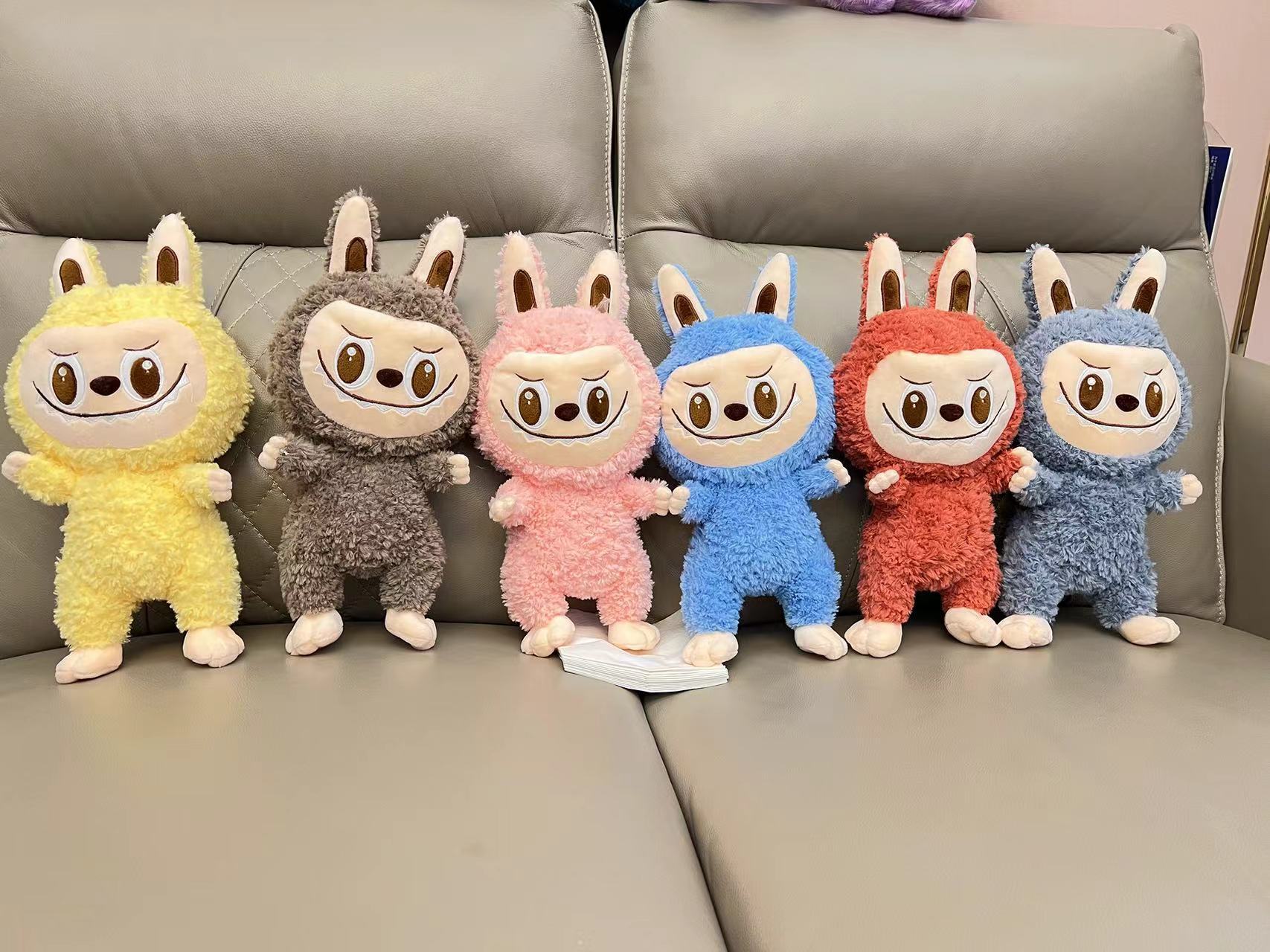 LABUBU毛绒公仔拉布布挂件公仔娃时尚可爱公仔毛绒玩具玩偶礼物-阿里巴巴