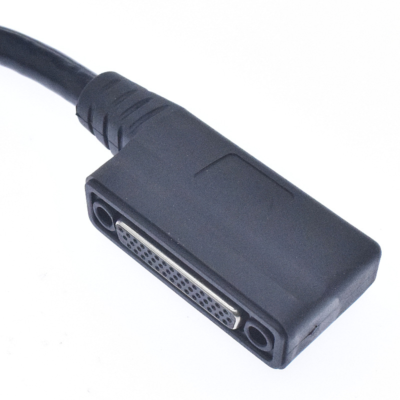 批量生产弯头D-SUB 44P连接线束 纯铜三排44针高密度HDB串口线-阿里巴巴