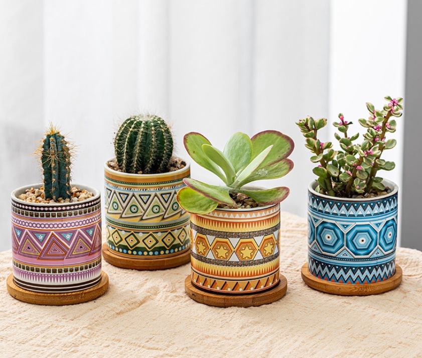 ceramic succulent flower pot indoor desktop pot decoration nordic style ...