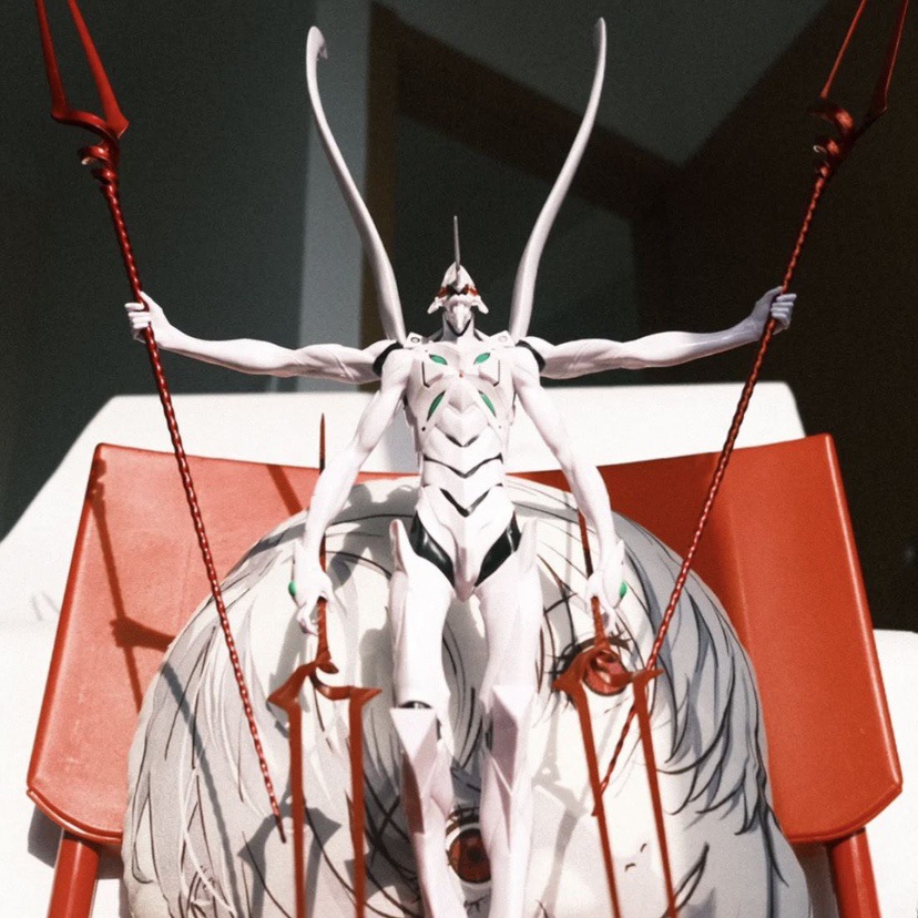 EVA福音战士拟神暴走13十三号机朗基卡西乌斯螳螂手办摆件大60cm-阿里巴巴